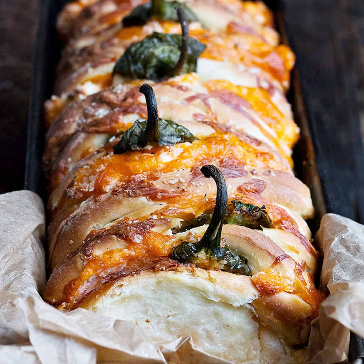 Jalapeño Popper Pull Apart Bread - Seasons and Suppers