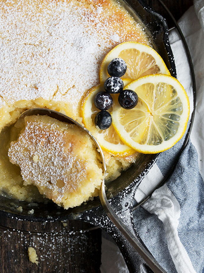 Lemon Cream Butter Cake - Seasons and Suppers