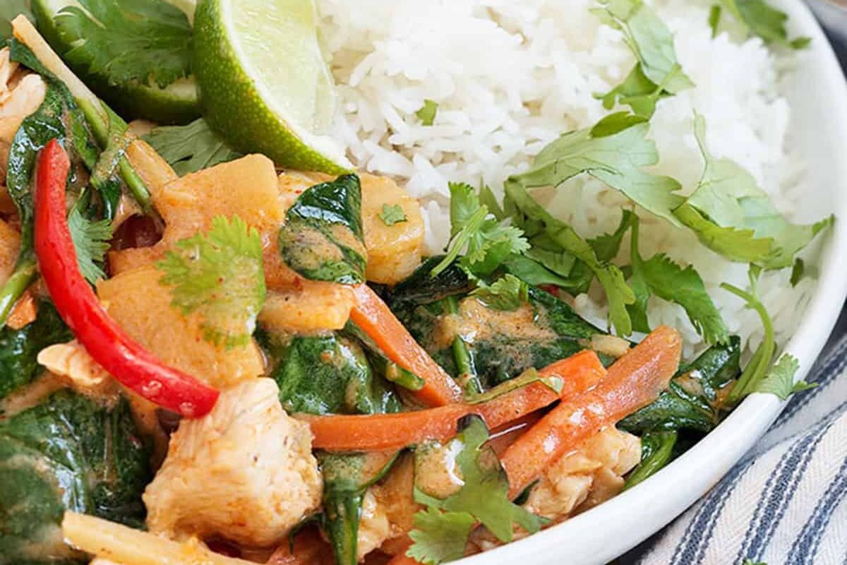 Thai Red Curry Chicken - Seasons and Suppers