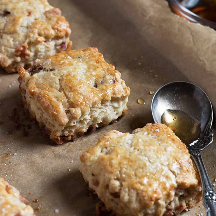 Maple Buttermilk Biscuits with Bacon - Seasons and Suppers