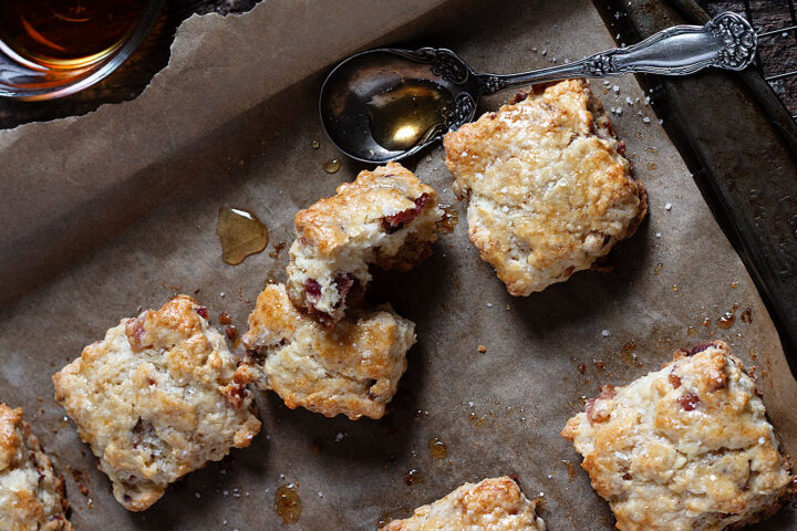 Maple Bacon Biscuits - Seasons and Suppers