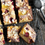 Peach Melba Cake - Seasons and Suppers