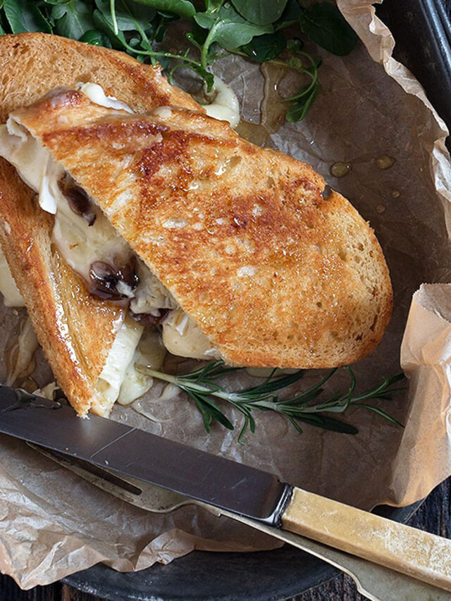 Brie Grilled Cheese Sandwich - Seasons and Suppers