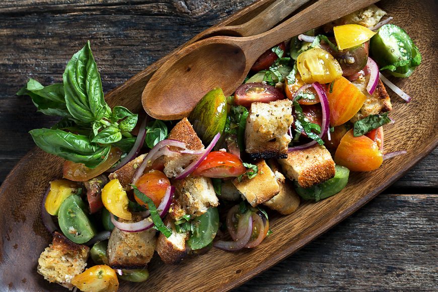 Simple Feta and Toasted Almond Salad - Seasons and Suppers