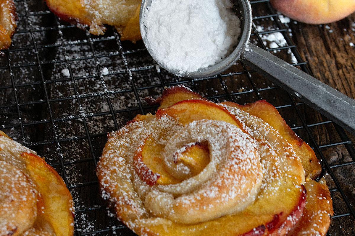 Easy Peach Puff Pastry - Seasons and Suppers