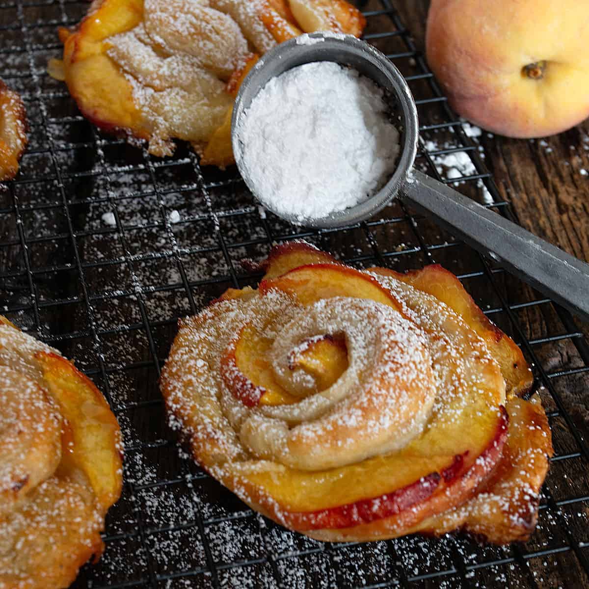 Easy Peach Puff Pastry - Seasons and Suppers