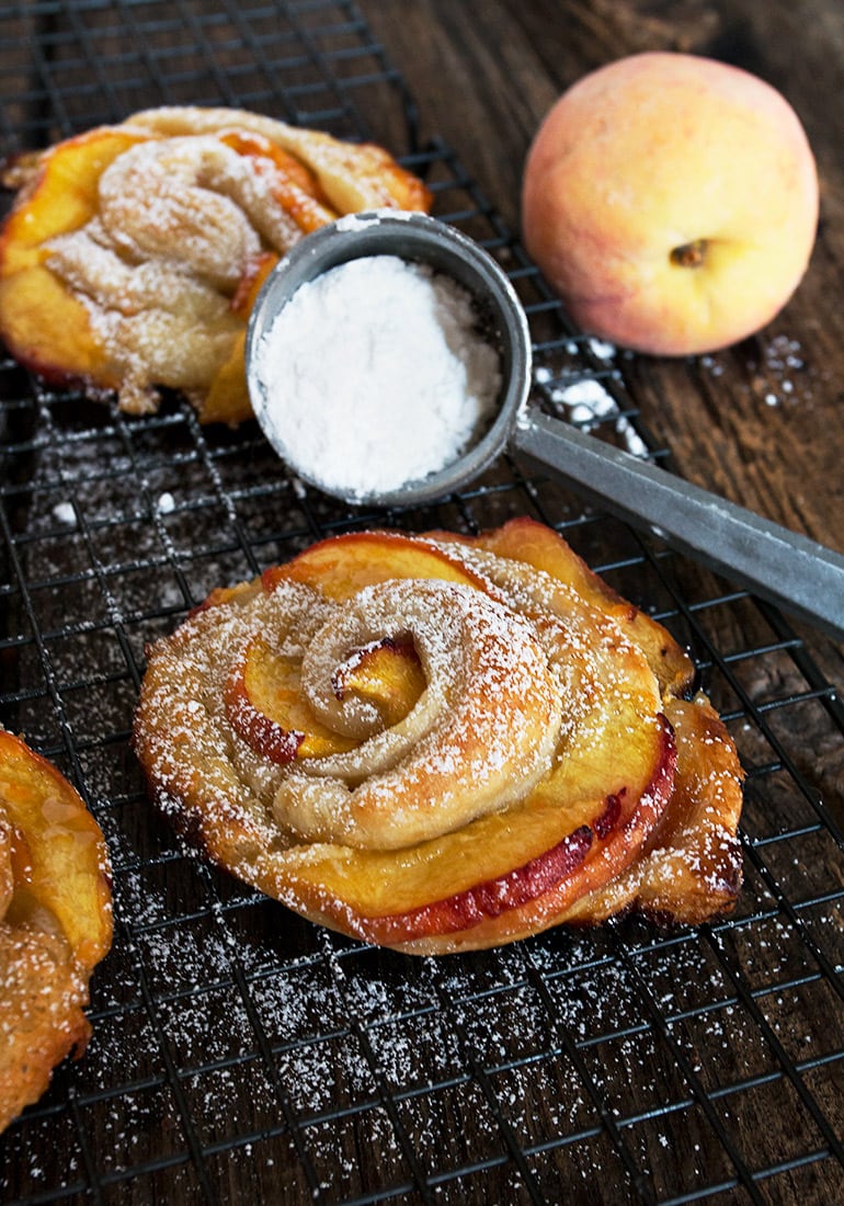 Easy Peach Puff Pastries - Seasons and Suppers