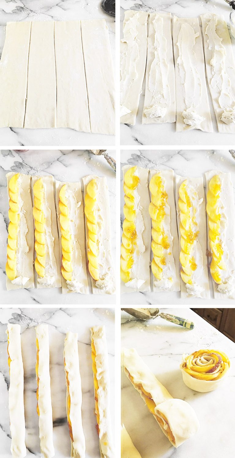 Easy Peach Puff Pastry - Seasons and Suppers