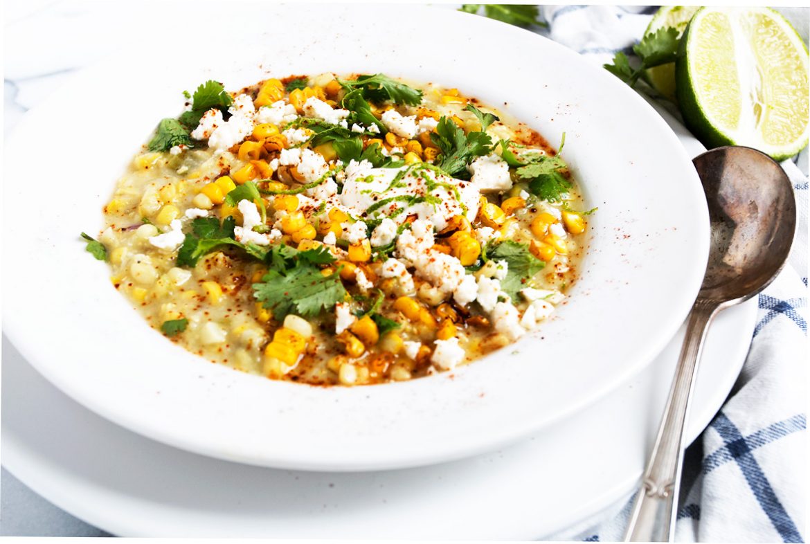 Mexican Street Corn Soup - Seasons and Suppers