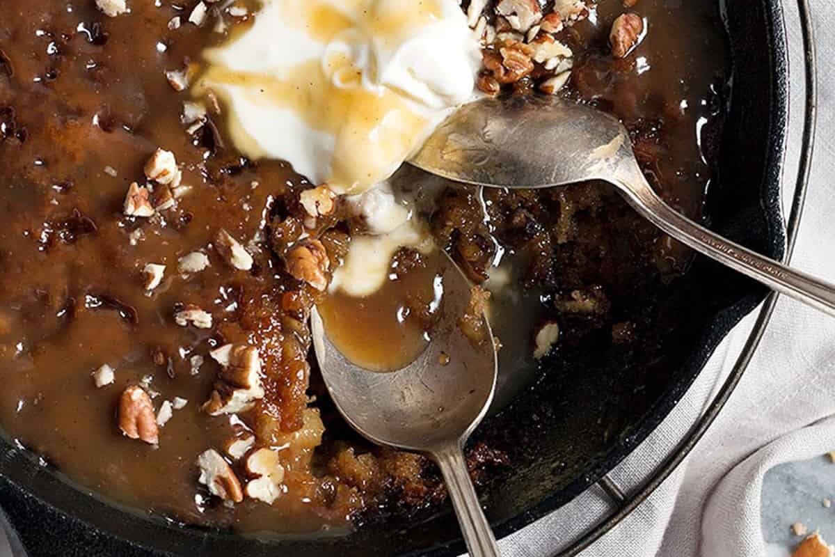 Apple Sticky Toffee Pudding - Seasons and Suppers