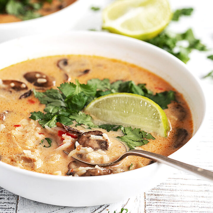 Wicked Thai Chicken Soup - Seasons and Suppers