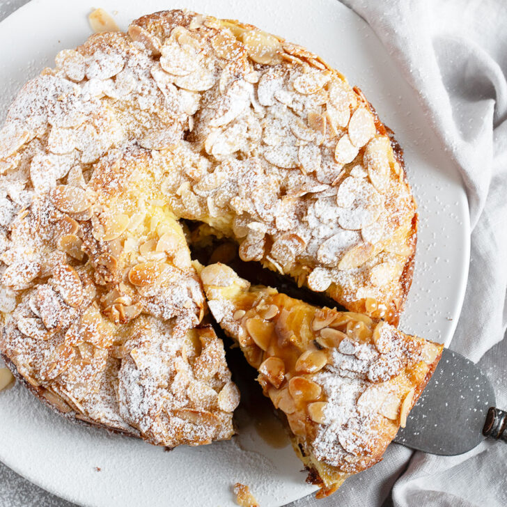 Almond Bread Pudding - Seasons and Suppers