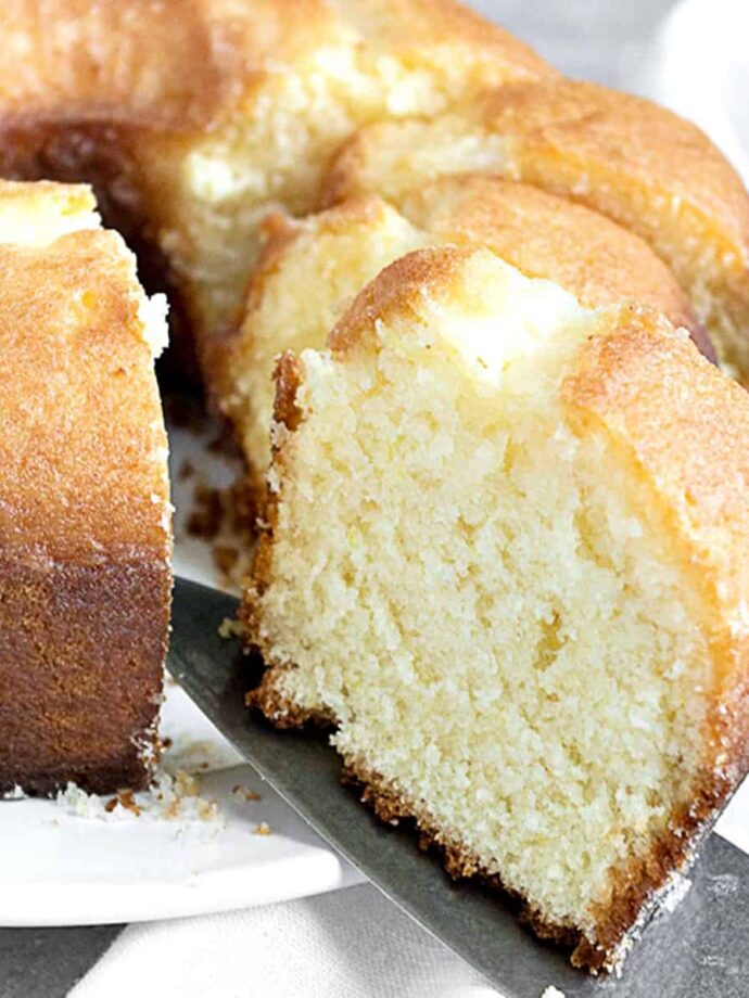 Lemon Cream Butter Cake - Seasons and Suppers