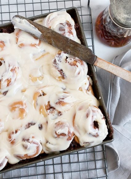Maple Cinnamon Rolls - Seasons and Suppers