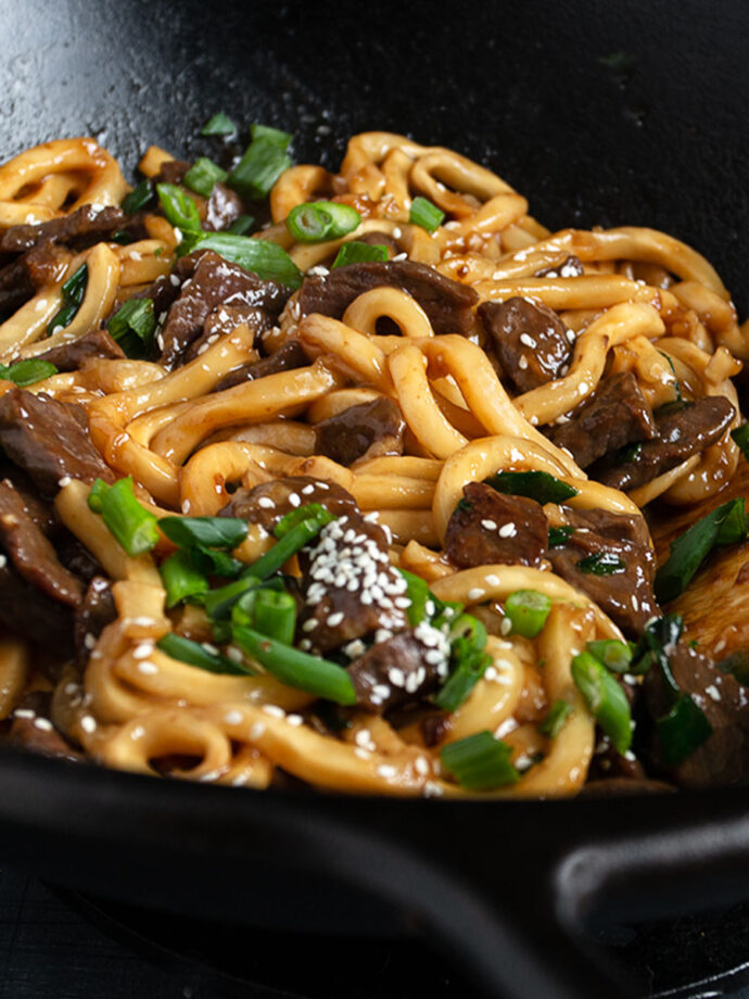 15-Minute Spicy Udon Noodles - Seasons and Suppers