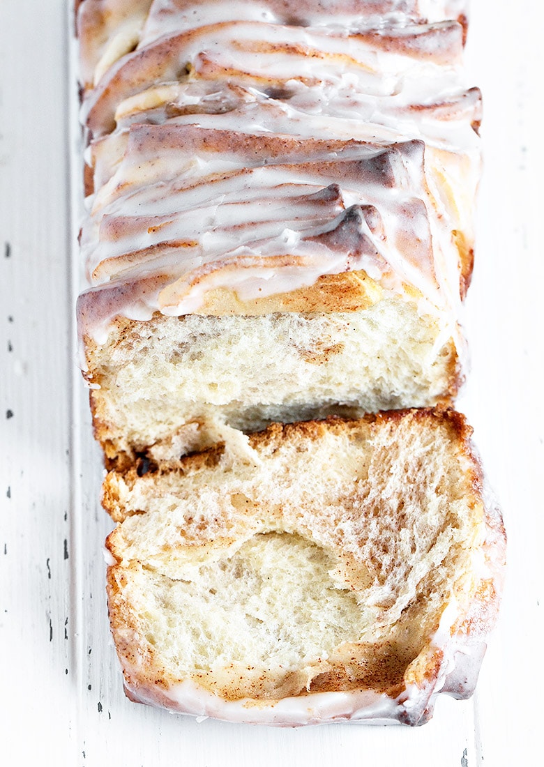 Apple Fritter Pull-Apart Bread - Seasons and Suppers