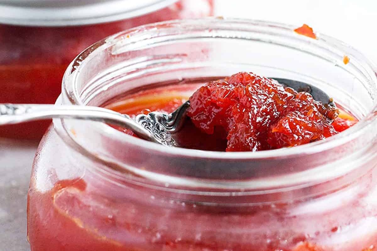 Easy No-Pectin Red Pepper Jam - Seasons and Suppers