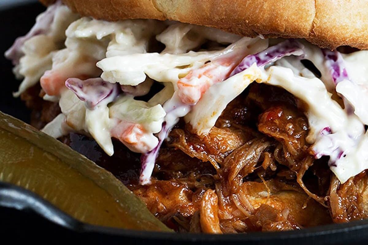 Slow Cooker Pulled Pork Recipe - Seasons and Suppers