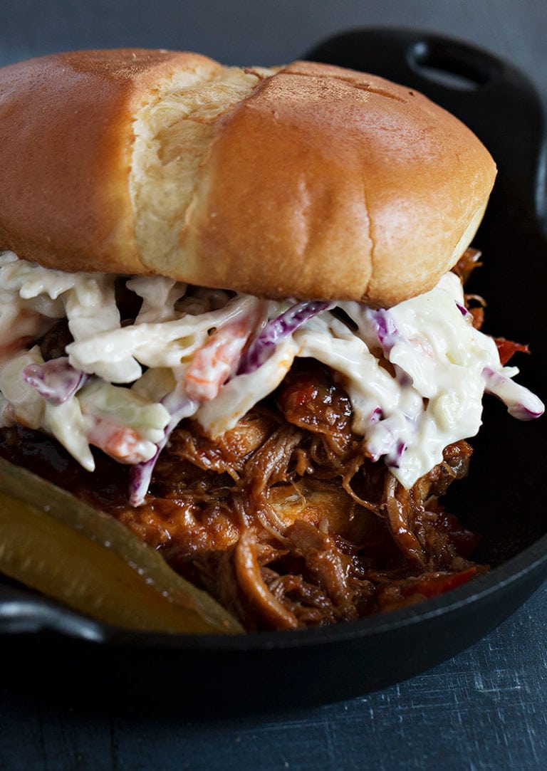Slow Cooker Pulled Pork Recipe - Seasons and Suppers