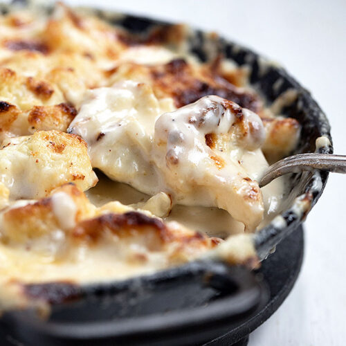 Classic Cauliflower Cheese - Seasons and Suppers