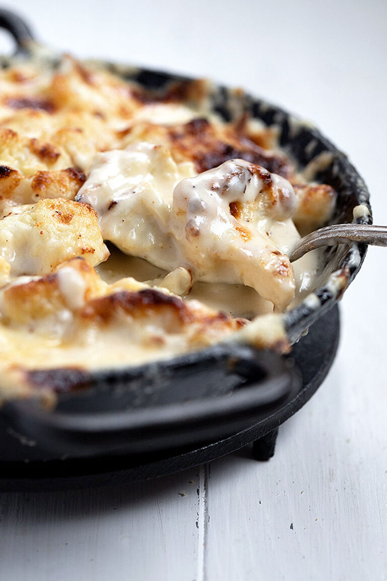 Classic Cauliflower Cheese - Seasons and Suppers