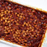 Easy BBQ Baked Beans with Bacon - Seasons and Suppers