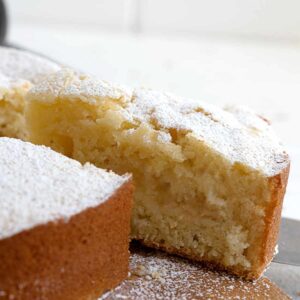 Invisible Apple Cake - Seasons and Suppers