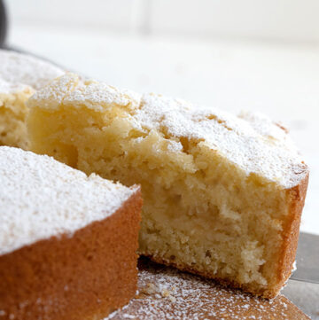 Invisible Apple Cake - Seasons and Suppers