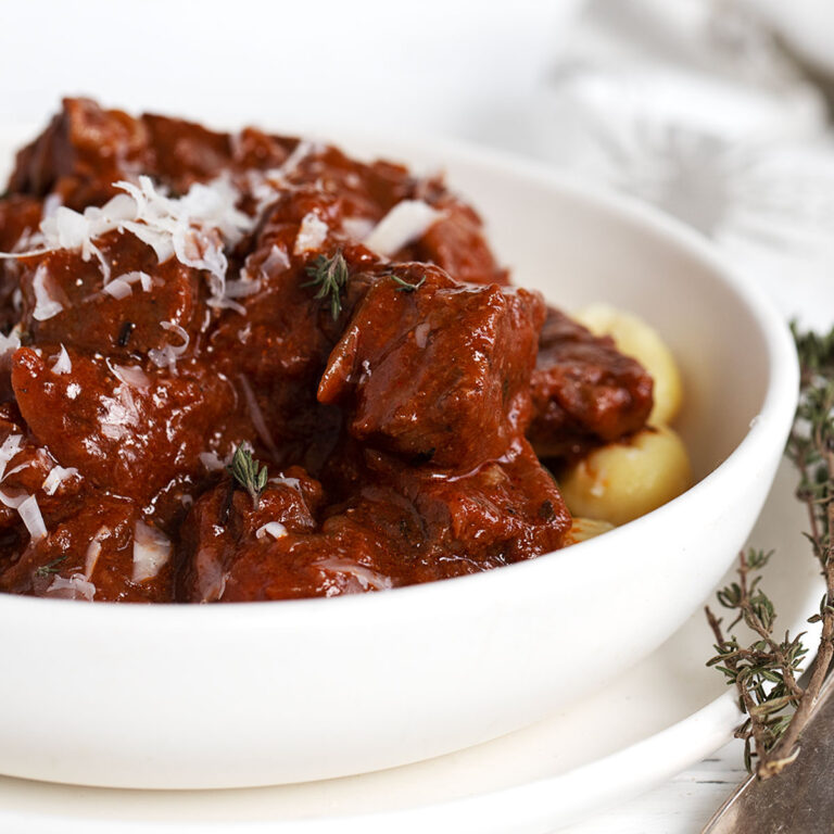 Italian Style Beef Goulash - Seasons and Suppers