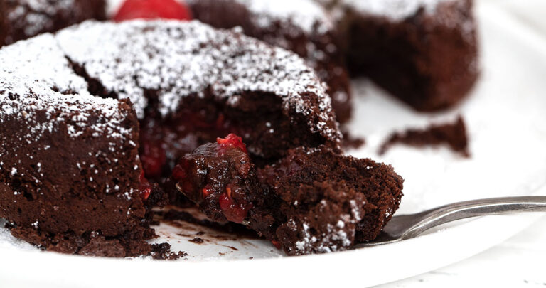 Raspberry Chocolate Lava Cakes - Seasons and Suppers