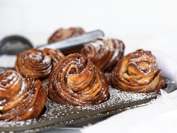 Cinnamon Sugar Cruffins - Seasons and Suppers