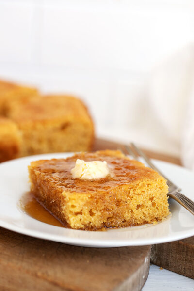 Old-Fashioned Johnny Cake - Seasons and Suppers