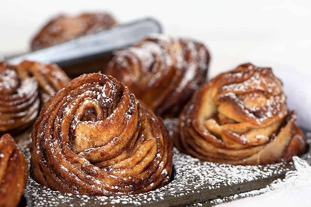 Cinnamon Sugar Cruffins - Seasons and Suppers