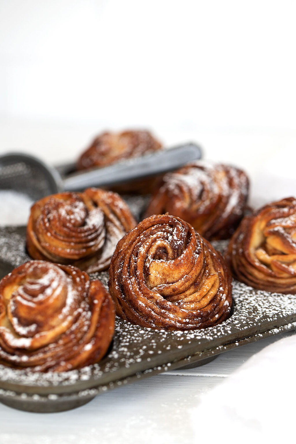 Cinnamon Sugar Cruffins - Seasons and Suppers
