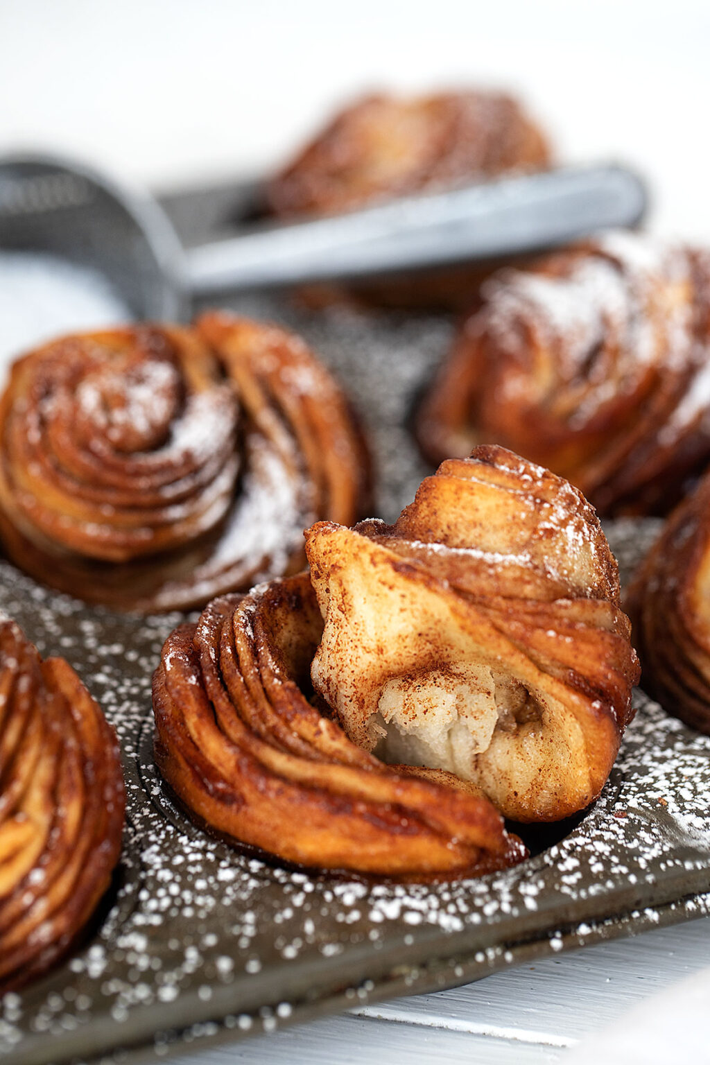 Cinnamon Sugar Cruffins - Seasons and Suppers