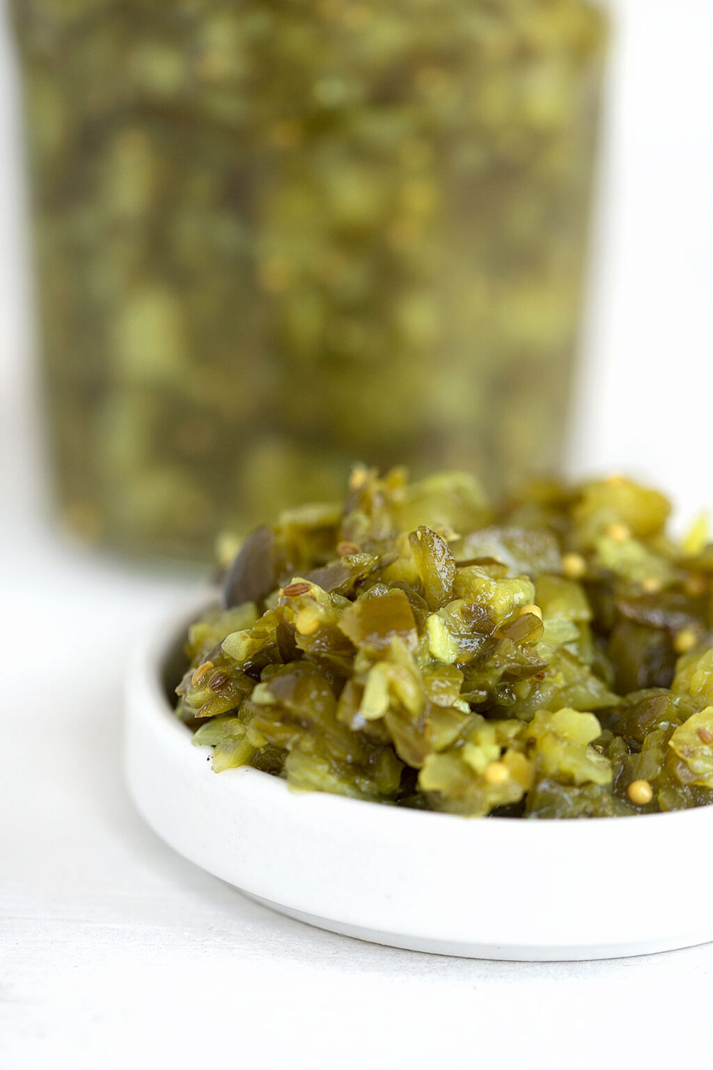 Dill Pickle Relish - Seasons and Suppers