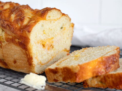 Corn and Jalapeño Cheese Bread - Seasons and Suppers