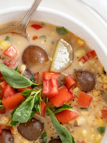 Thick and Creamy Seafood Chowder | Seasons and Suppers