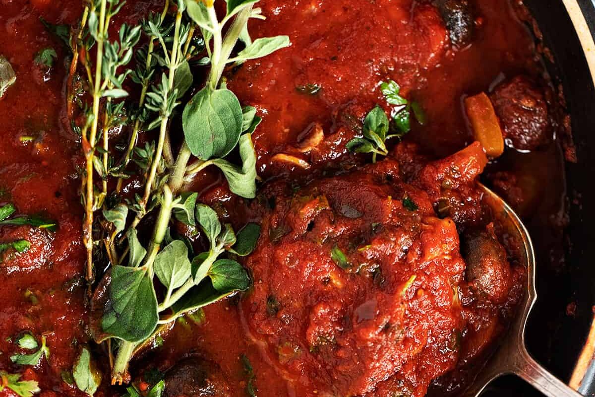 Traditional Chicken Cacciatore - Seasons and Suppers