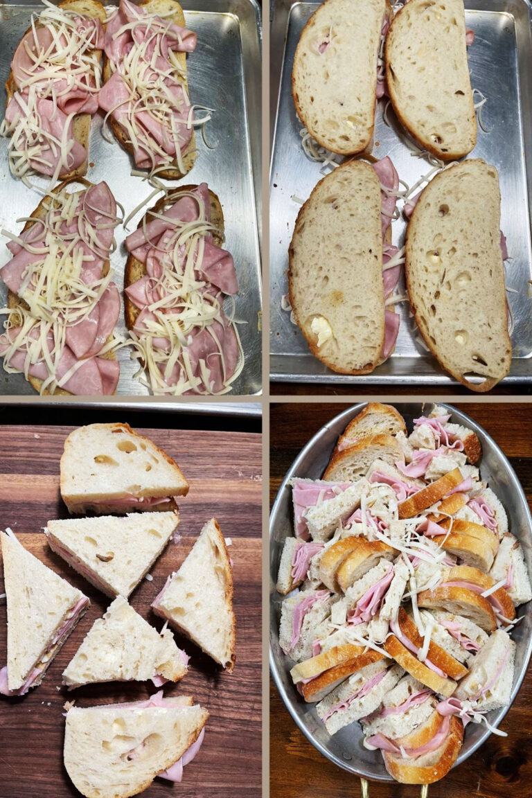 Savoury Ham and Cheese Bread Pudding - Seasons and Suppers