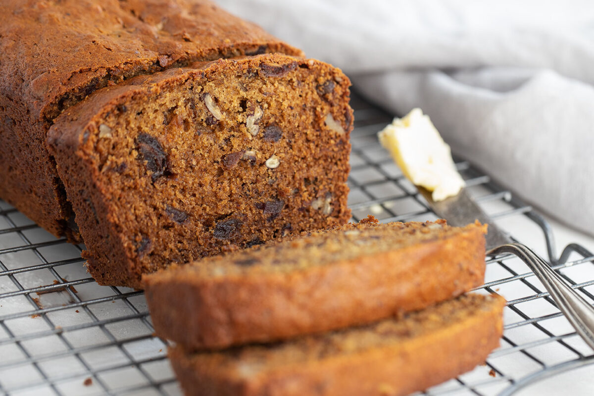 Old-Fashioned Date Nut Bread - Seasons and Suppers