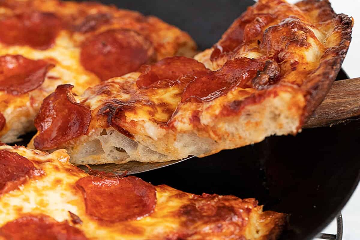 Perfect Pan Pizza - Seasons and Suppers