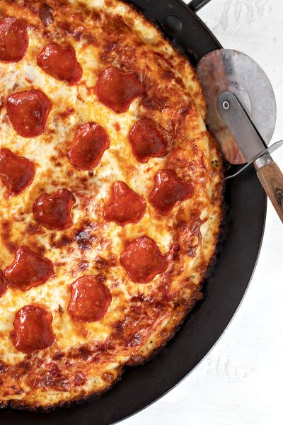 Perfect Pan Pizza - Seasons and Suppers