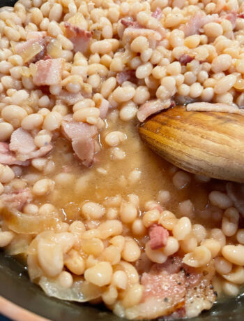 Maple Baked Beans - Seasons and Suppers