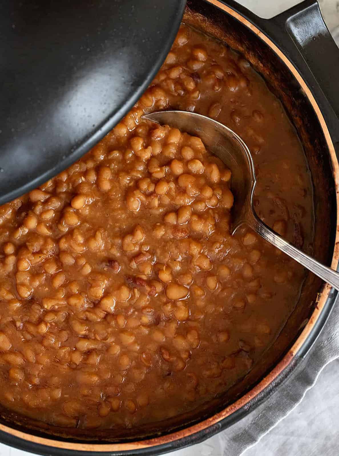 Maple Baked Beans - Seasons and Suppers