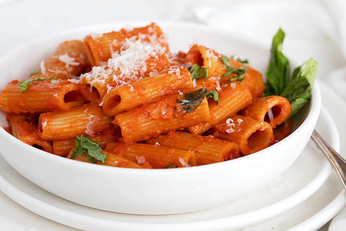 Spicy Vodka Pasta - Seasons and Suppers
