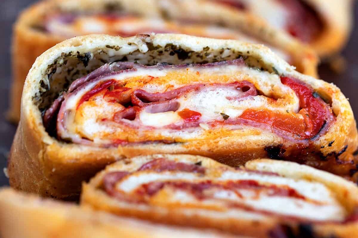 Classic Stromboli with Homemade Dough - Seasons and Suppers