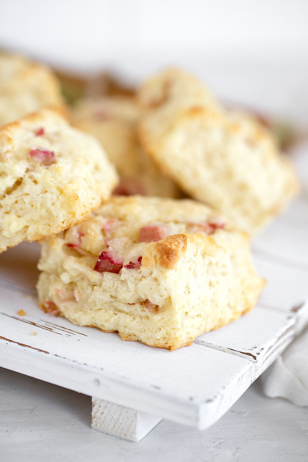 Rhubarb Scones - Seasons and Suppers