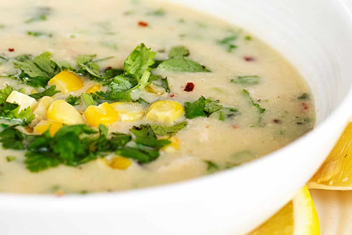 Chicken Corn Chowder with Coconut Milk - Seasons and Suppers