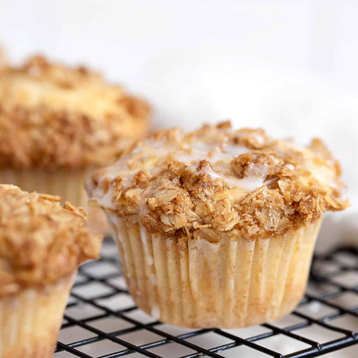 Peach Crumble Muffins - Seasons and Suppers